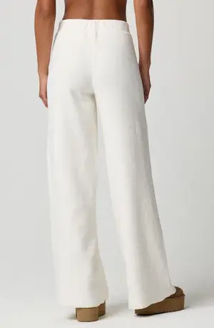 FLORENCE BY MILLS Chenille Wide Leg Pants