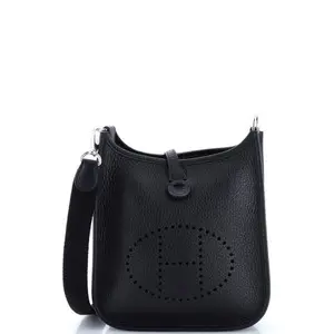 Hermès Evelyne Bag Gen Iii Clemence Tpm - Black