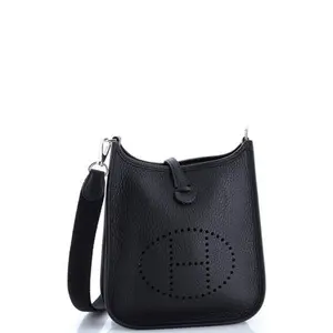 Hermès Evelyne Bag Gen Iii Clemence Tpm - Black