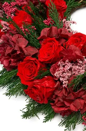 Venus Et Fleur L’étoile Grand Rouge Wreath