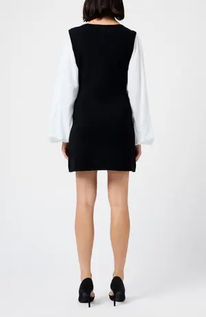 French Connection Long Sleeve Shift Dress