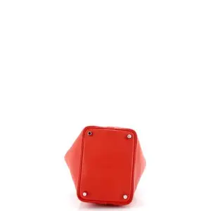 Hermès Picotin Lock Bag Tressage Epsom Pm - Red