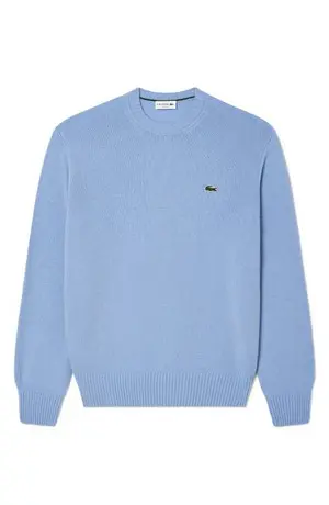 Lacoste Classic Fit Merino Wool Crewneck Sweater - Overview