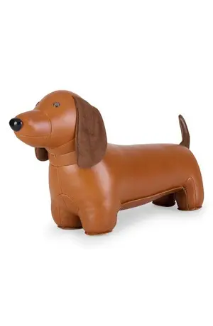 ZUNY Teckel Doorstop - Tan Brown