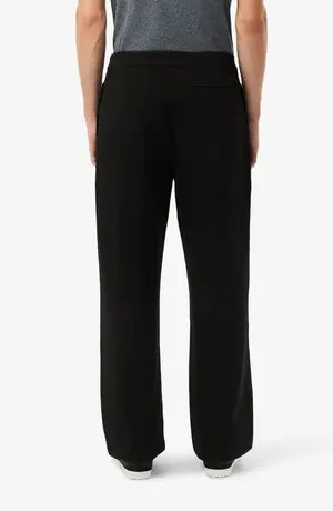 Lacoste Loose Fit Pleated Piqué Trousers