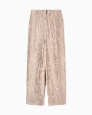 Giorgio Armani Micro-pleated Wide-leg Trousers