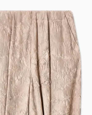 Giorgio Armani Micro-pleated Wide-leg Trousers