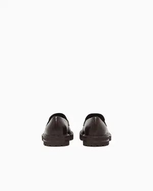 Giorgio Armani Nappa Leather Loafers