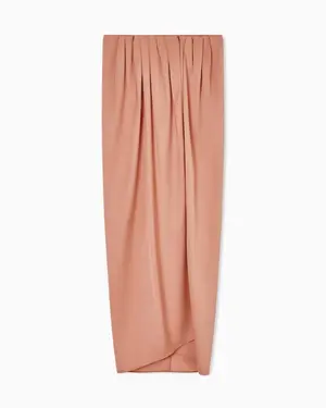 Giorgio Armani Long Silk Wrap Skirt