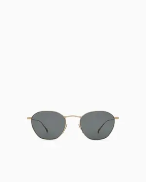 Giorgio Armani Square Sunglasses - Gold