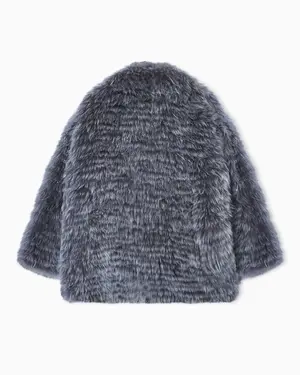 Giorgio Armani Cashmere Fur Blouson - Grey
