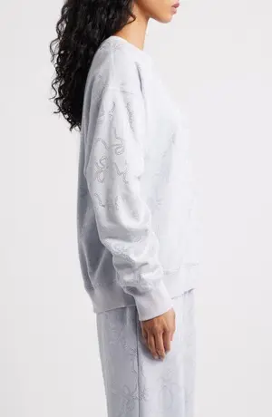 LoveShackFancy Karabeth Embellished Sweatshirt