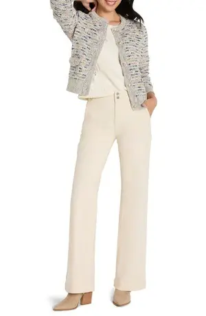 NIC+ZOE Metallic Cotton-blend Cardigan