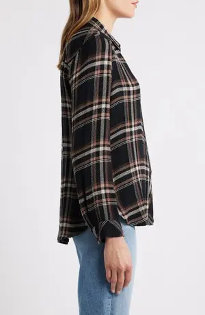 CLOTH & STONE Plaid Button-up Shirt