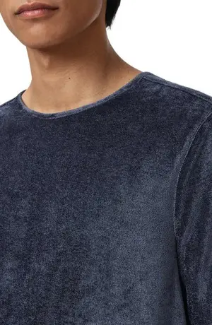 John Varvatos Sandro Long Sleeve Velvet Top