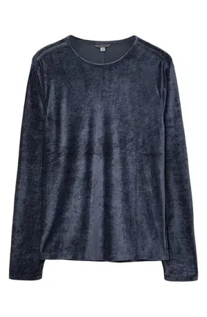 John Varvatos Sandro Long Sleeve Velvet Top