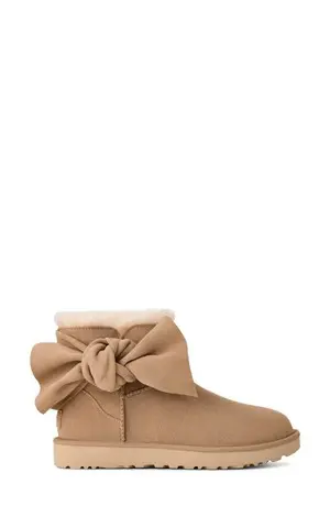 UGG Classic Mini Bow Genuine Shearling Lined Boots