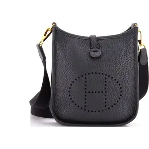 Hermès Evelyne Bag Gen Iii Clemence Tpm - Black