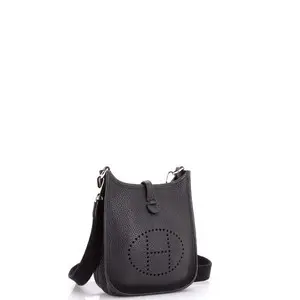 Hermès Evelyne Bag Gen Iii Clemence Tpm - Black