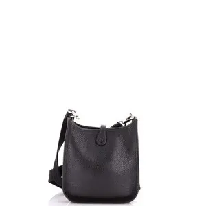 Hermès Evelyne Bag Gen Iii Clemence Tpm - Black