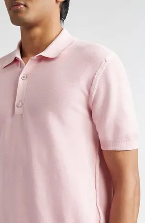 TOM FORD Silk & Cotton Piqué Polo