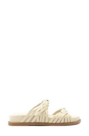Schutz Braided Platform Sandals - Sugar White