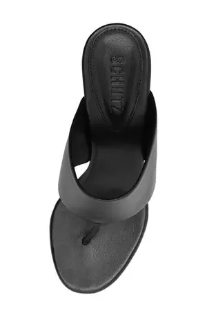 Schutz Martha Thong Sandal - Black