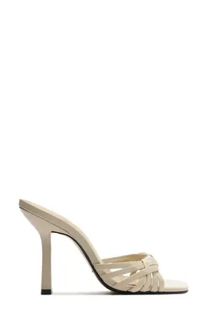 Schutz Tara Leather Mule - Sugar
