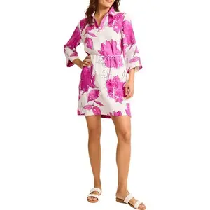 Tommy Bahama Two Palms Linen Cover-up Shift