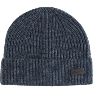 Brooks Brothers Pure Cashmere Ribbed Beanie Charcoal