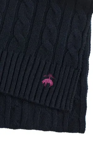 Brooks Brothers Cable-knit Scarf