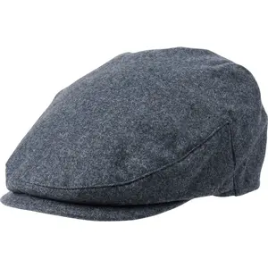 Brooks Brothers Wool Driving Cap Grey Flannel