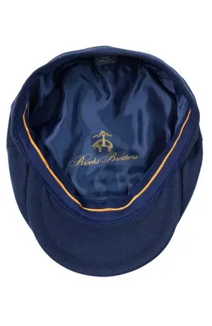 Brooks Brothers Wool Driving Cap - Navy