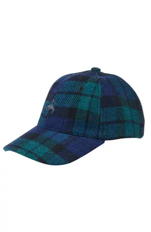 Brooks Brothers Plaid Baseball Cap - Blackwatch Plaid