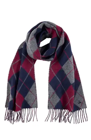 BROOKS BROTHERS Cashmere Blend Argyle Scarf