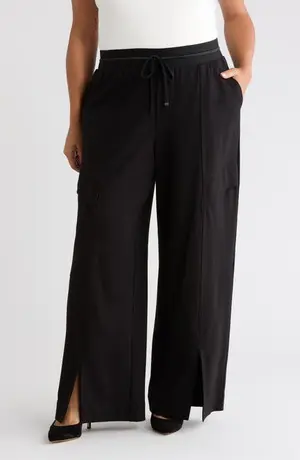 Wit & Wisdom Skyrise Wide Leg Pants - Black