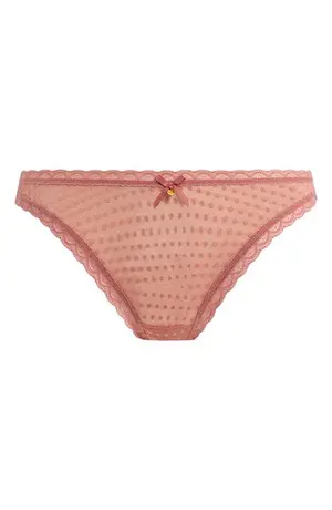Freya Spot Bikini Briefs - Ash Rose