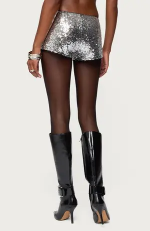 EDIKTED Sequin Shorts