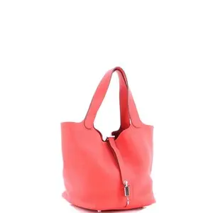 Hermès Picotin Lock Bag Clemence Mm - Red