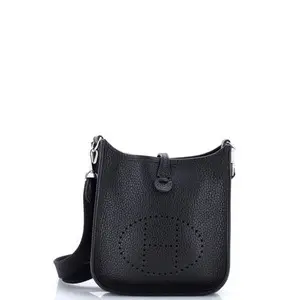 Hermès Evelyne Bag Gen Iii Clemence Tpm - Black
