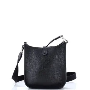 Hermès Evelyne Bag Gen Iii Clemence Tpm - Black