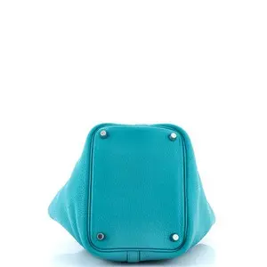 Hermès Picotin Lock Bag Clemence Pm - Blue