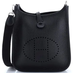 Hermès Evelyne Bag Gen III Clemence TPM Noir