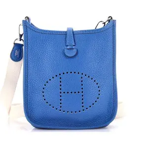 Hermès Evelyne Bag Gen Iii Clemence Tpm - Blue