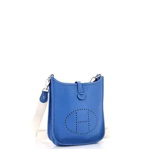 Hermès Evelyne Bag Gen Iii Clemence Tpm - Blue