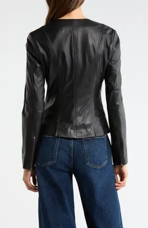 Staud Wells Leather Jacket
