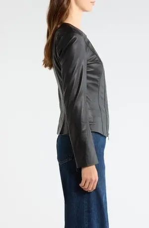 Staud Wells Leather Jacket