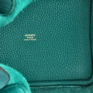 Hermès Picotin Lock Bag Clemence Pm - Green