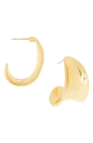 MARLYN SCHIFF Camilla Hoop Earrings - Gold