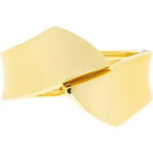 MARLYN SCHIFF Alexandra Overlap Cuff Bracelet - Gold